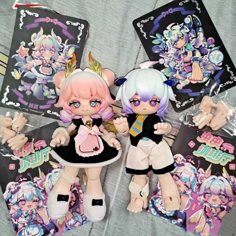 1/12 Bjd Doll Kukaka Insect Cafe Series Ob11 Bd Box Movable Action ...
