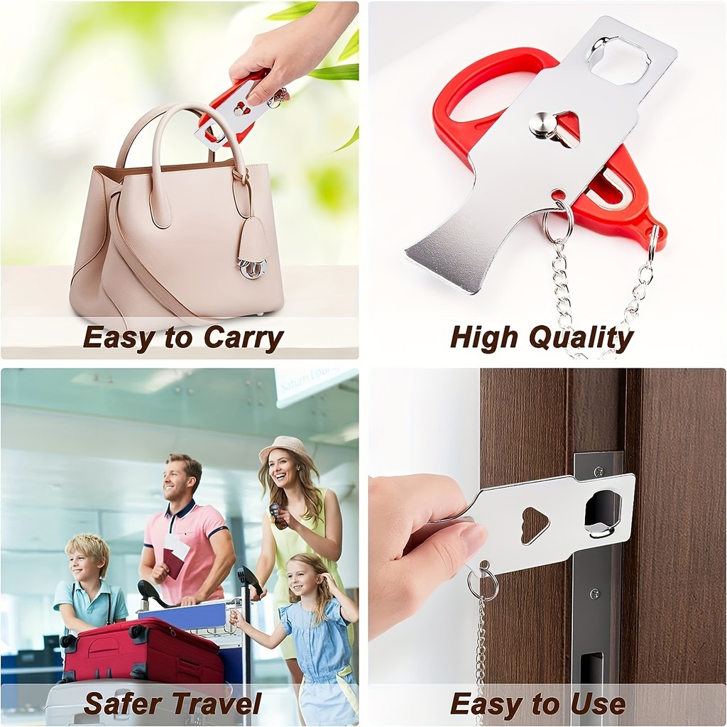 1pc Portable Door Lock For Anti-theft Travel Safety, Providing Better ...