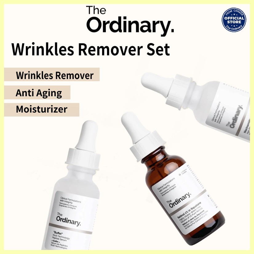 ⊝ ☎ The Oridinary Wrinkles Remover Set Anti Aging Moisturizer Retinol 1 ...