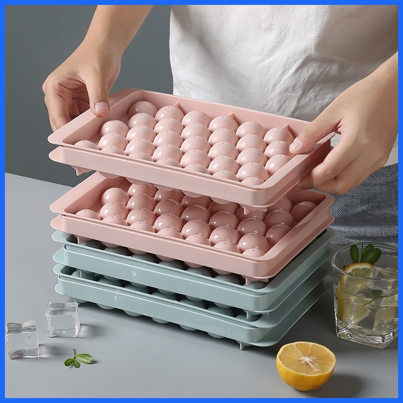 ∪ ∴ 33 Grids Round Ice Cube Whiskey Ice Cube Molder Cube Maker Ball ...