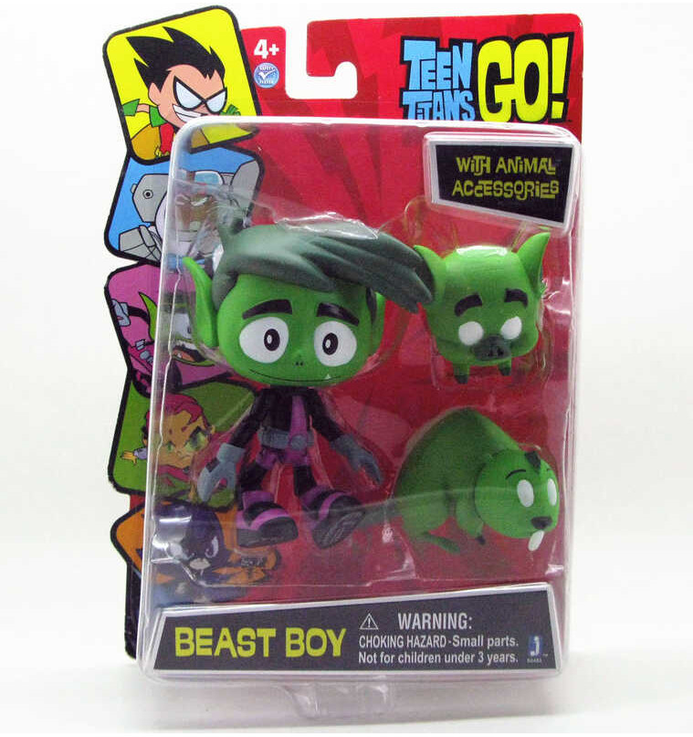 TITANS TEEN GO Action Figure Beast Boy With Animal Accessories A65e ...