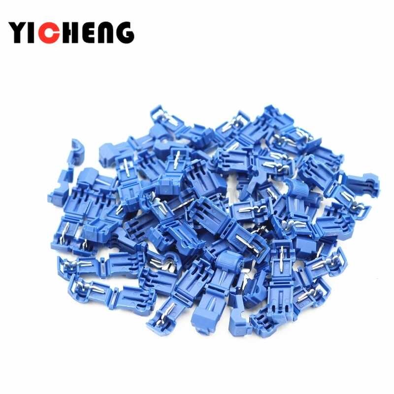 Quick 10Pcs T-Type Connector Crimp Terminal Cable Convenient Connector ...