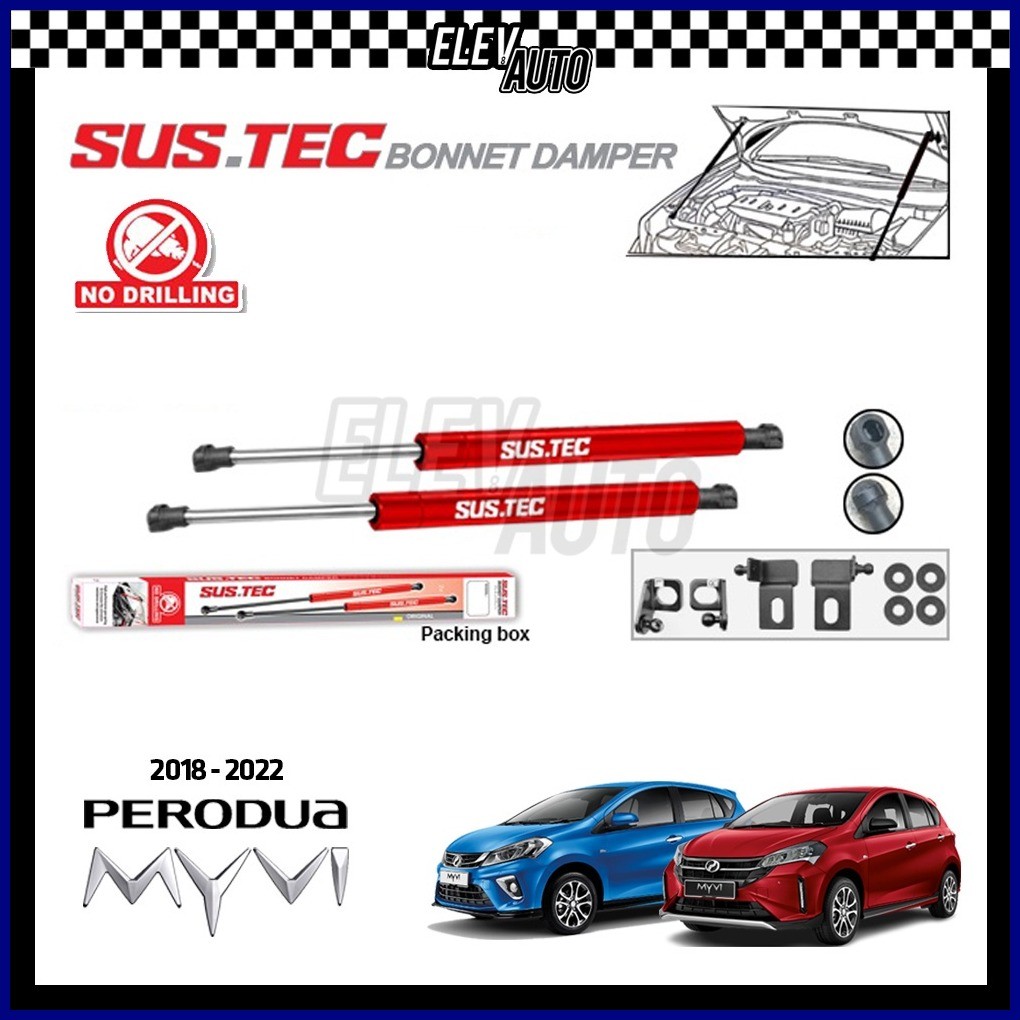 Perodua Myvi G3 Facelift 2018 - 2022 SUSTEC Front Hood Damper Bonnet ...
