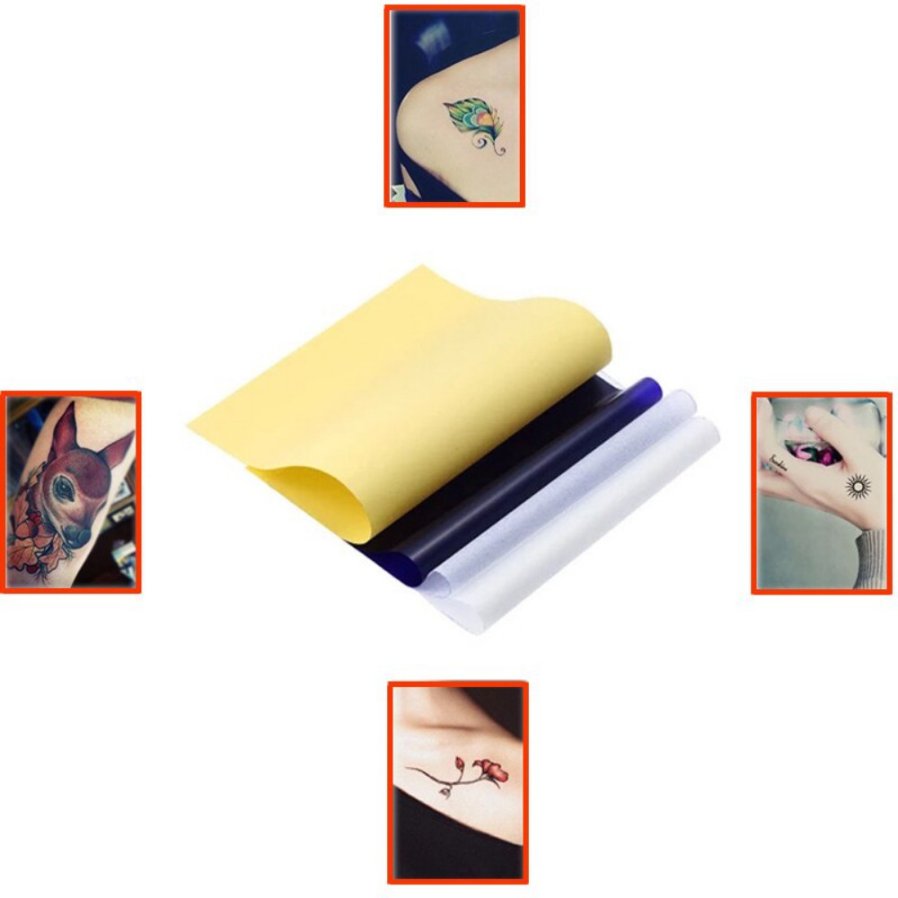 20 PCS Tattoo Transfer Paper Thickening Tattoo Stencil Classic Sheet ...