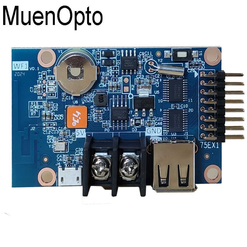 Hd-wf1 Huidu /WF2/WF4 single-color colorful LED display control card ...