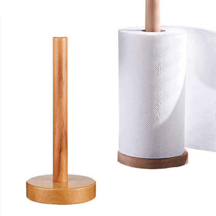 Kitchen Paper Tissue Stand Hanger Rack Bathroom Towel Roll Stand ...