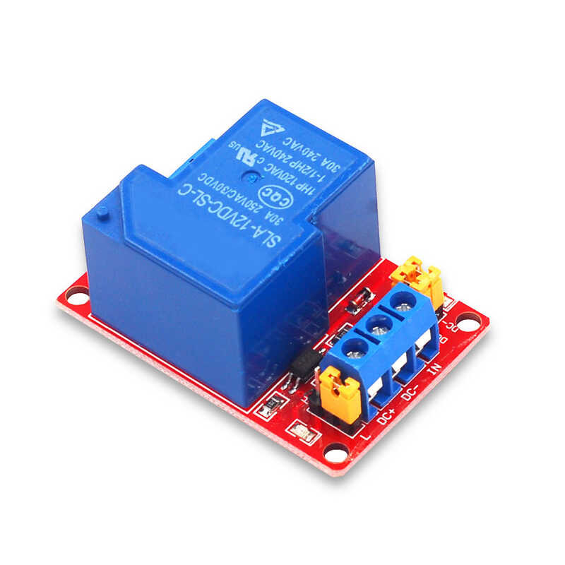 1-channel 12v relay module 30A with optocoupler isolation for high and ...