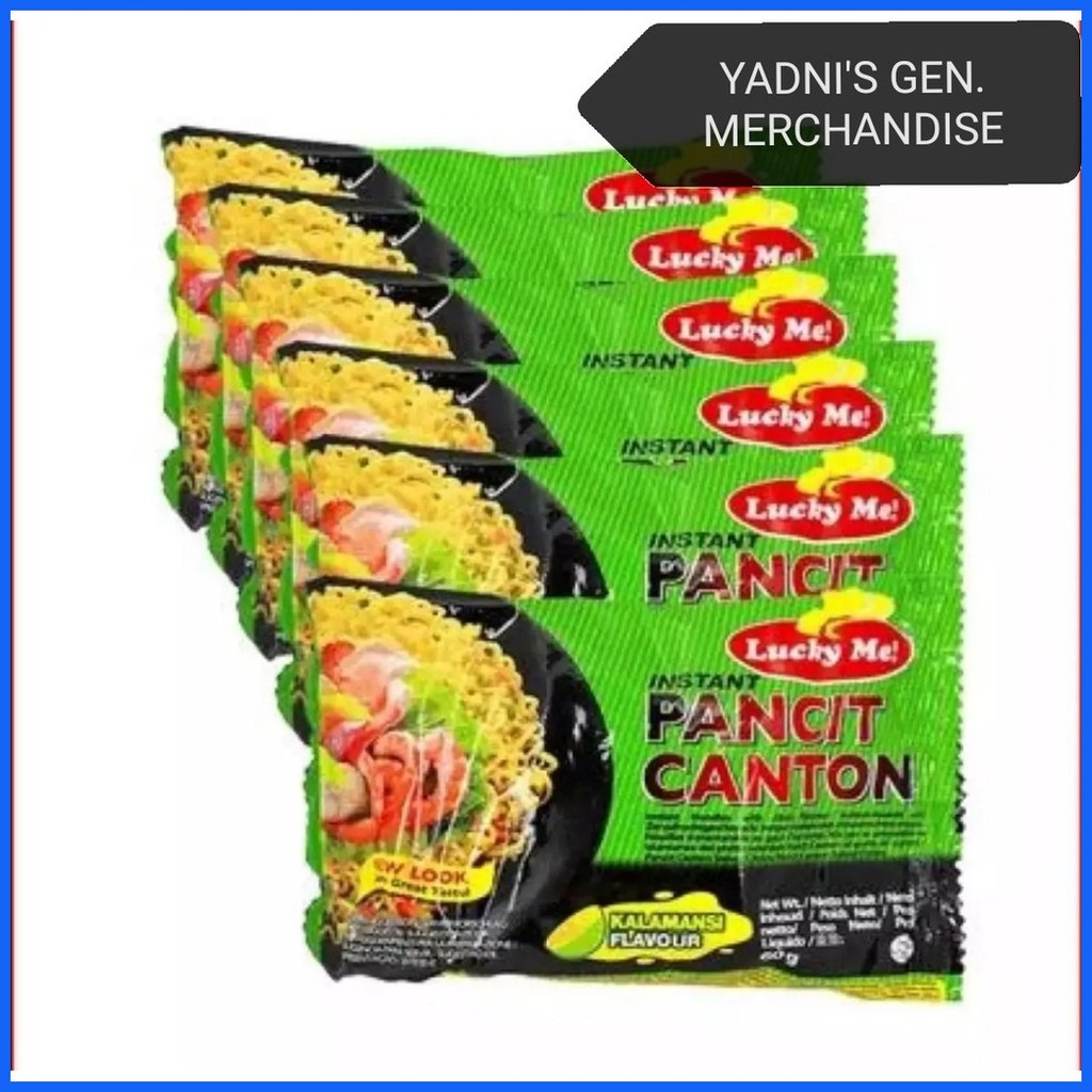 ∏ Lucky Me Pancit Canton Kalamansi Flavor ( 6 Packs x 80 grams ...