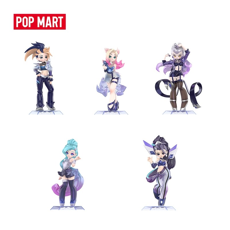 POP MART League of Legends K/DA ALL OUT Series Blind Box Action Toys ...