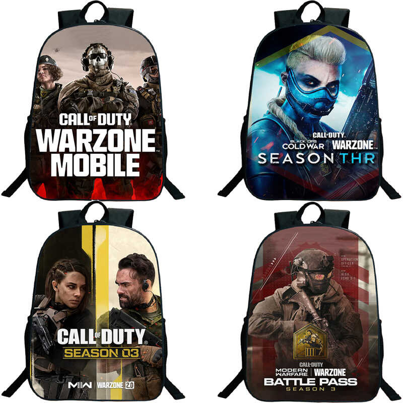 Capacity Large Call Of Duty Warzone Backpacks For Primary School ...
