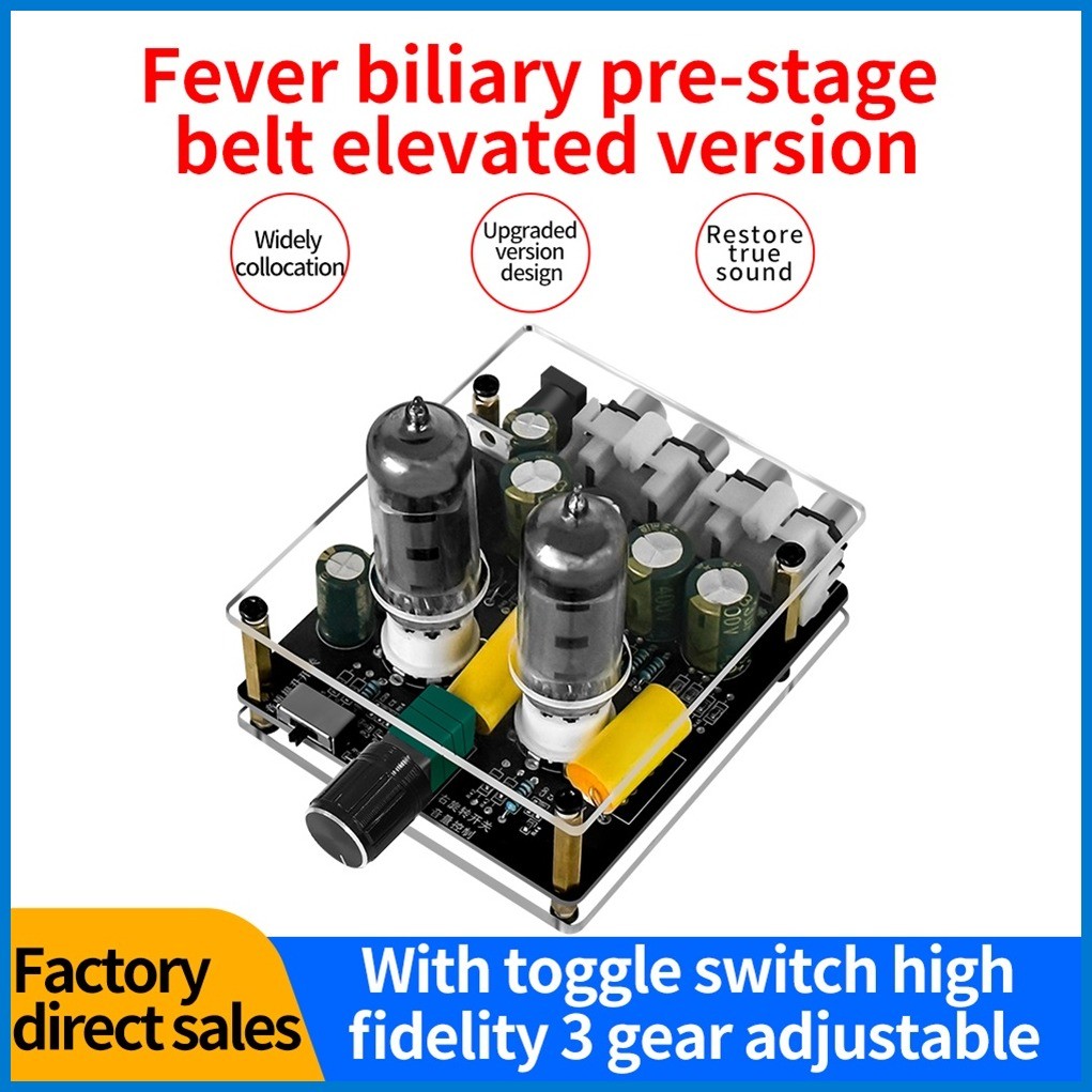 Updated 6K4 Tube Preamplifier Amplifiers HiFi Tube Preamp Bile Buffer ...