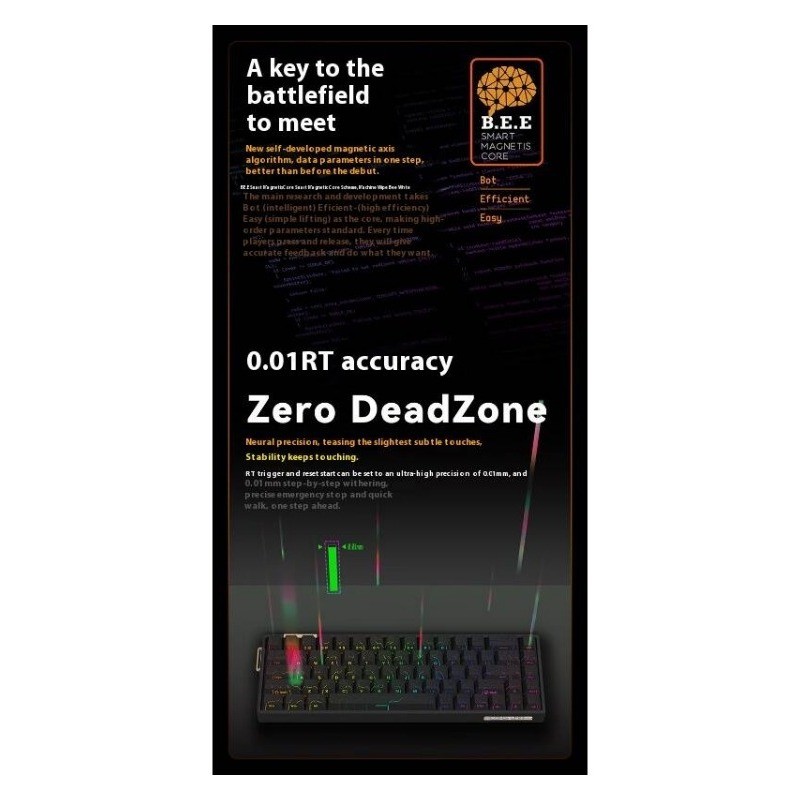 Mechanical Bee Hacker68Lite/Hacker68M Aluminum Pile Magnetic Axis ...