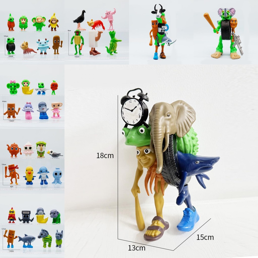 Al Brainrot Italian Pvc Mythical Beasts Toy Collection With Durable ...