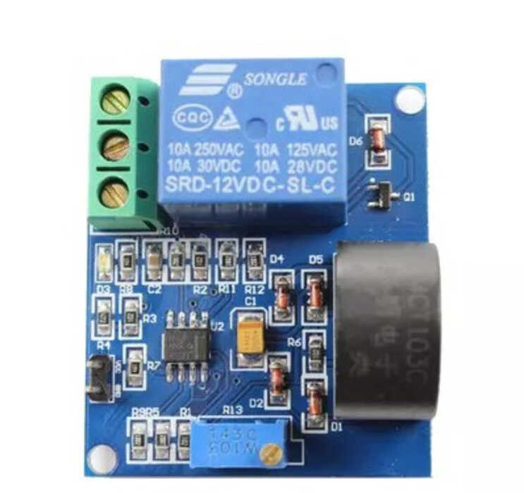 5A overcurrent protection sensor module AC current detection sensor 12V relay | Shopee Philippines