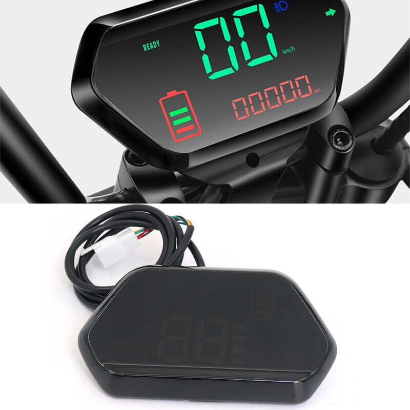 Speedometer a LED 48/60/72V Meter Speed Battery Turn Head Light Display ...