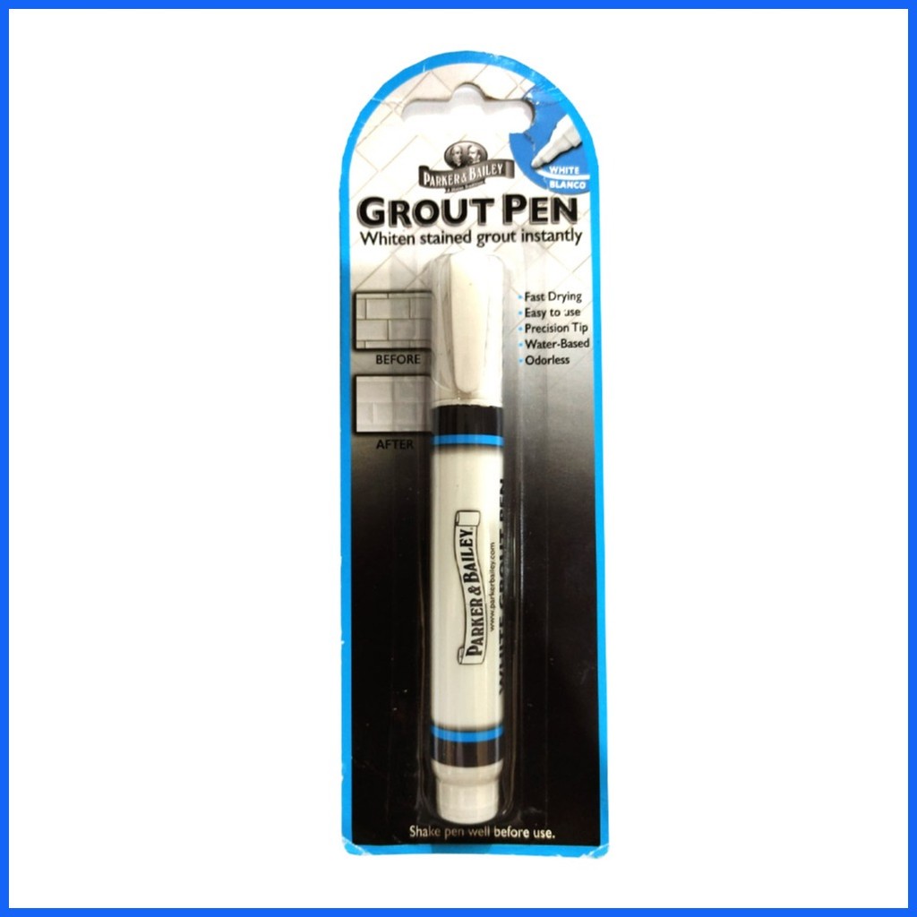 ♀ Parker Bailey Grout Pen Whiten Stained Grout, Fast Drying, Odorless ...