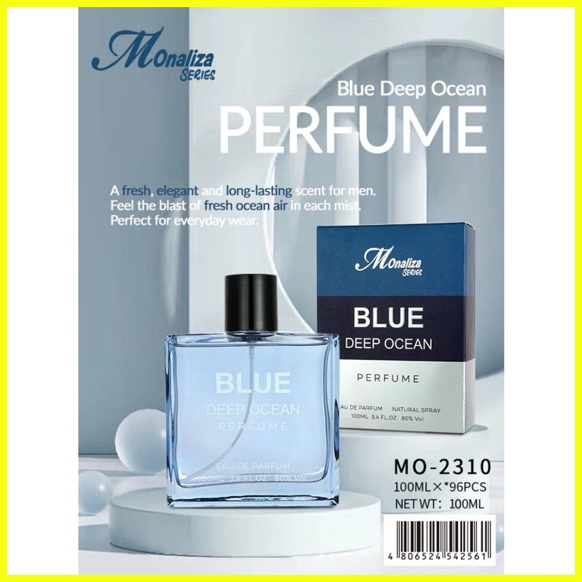 ∈ MONALIZA SERIES BLUE DEEP OCEAN PERFUME 100ML | Shopee Philippines