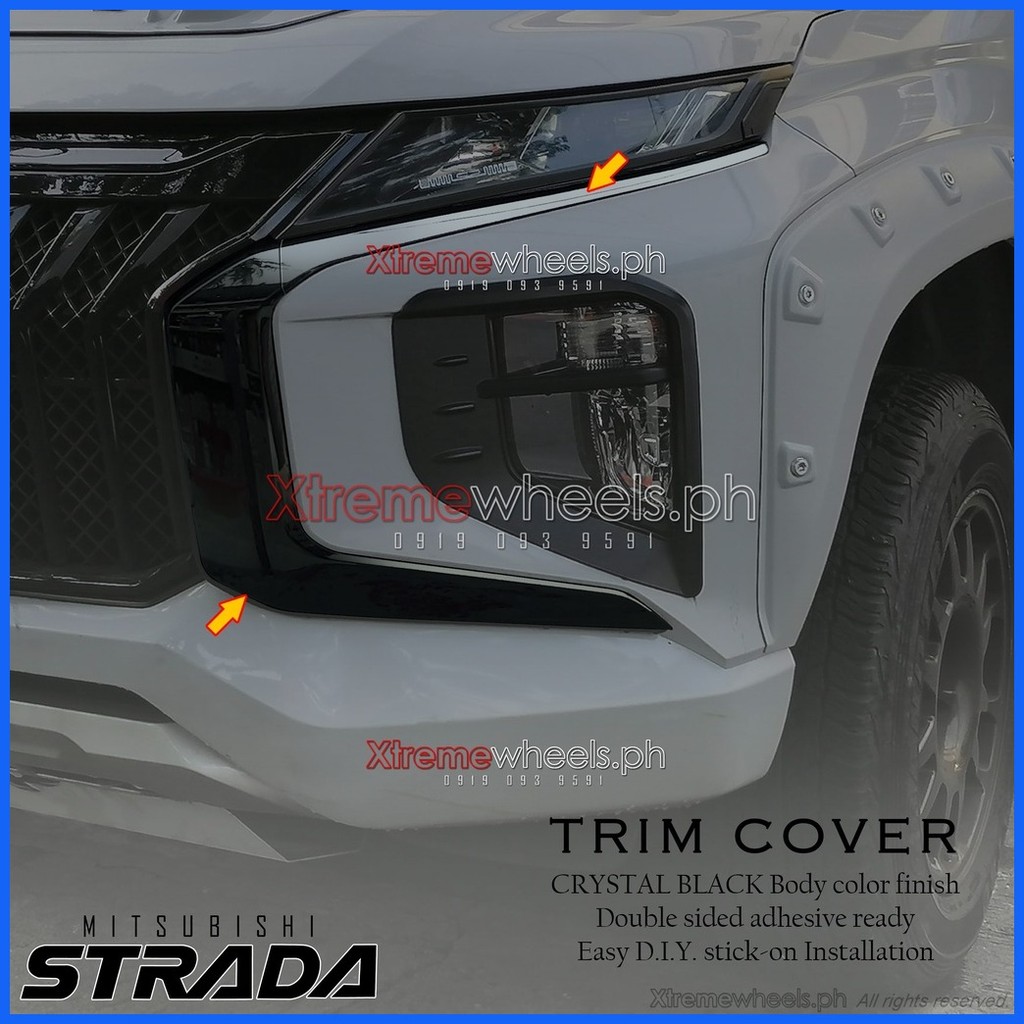 Mitsubishi Strada 2019-2023 JET Black Body Color Thailand Made Front ...