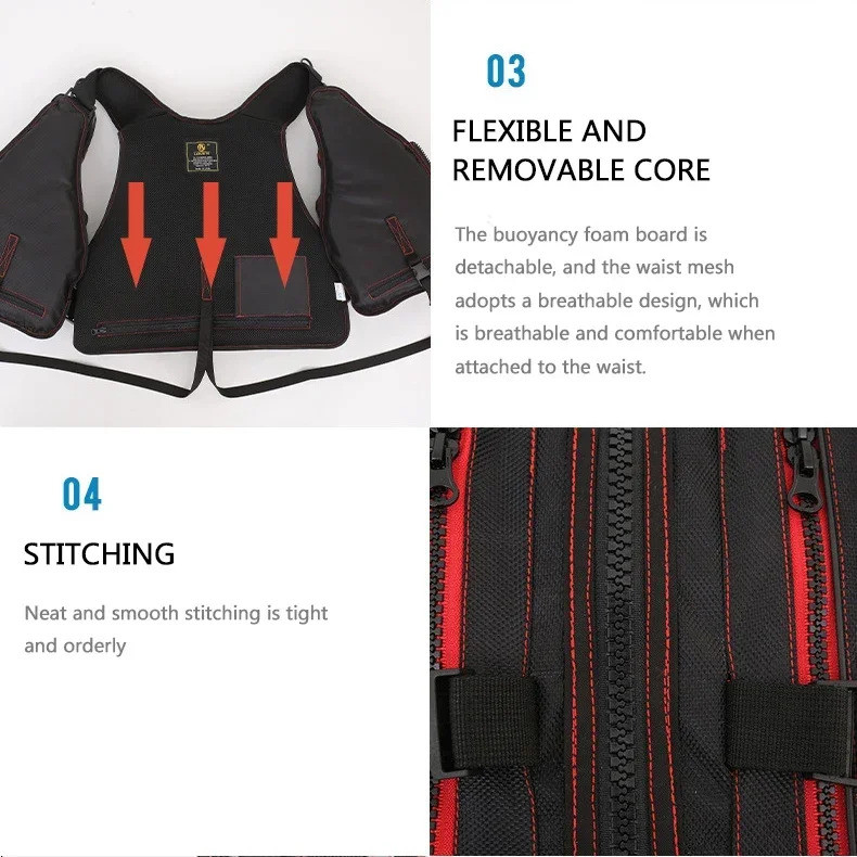 [Legend3] Multi-functional Life Jacket Vest for Outdoor Water ...