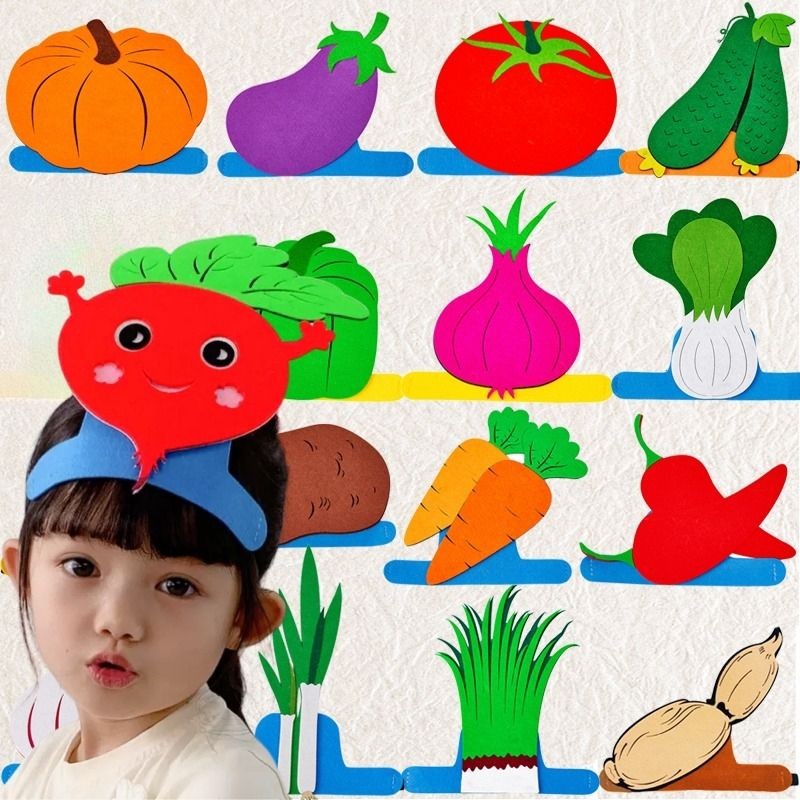 Nutrition Month Costume Fruit Vegetable Costume Masks for Kids Fashion ...