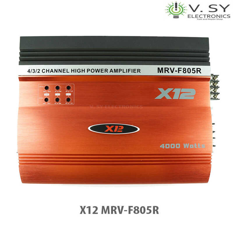 MRV-F805R/U X12 4000W 4 3 / 2 Channel Car Amplifier with USB Connection ...
