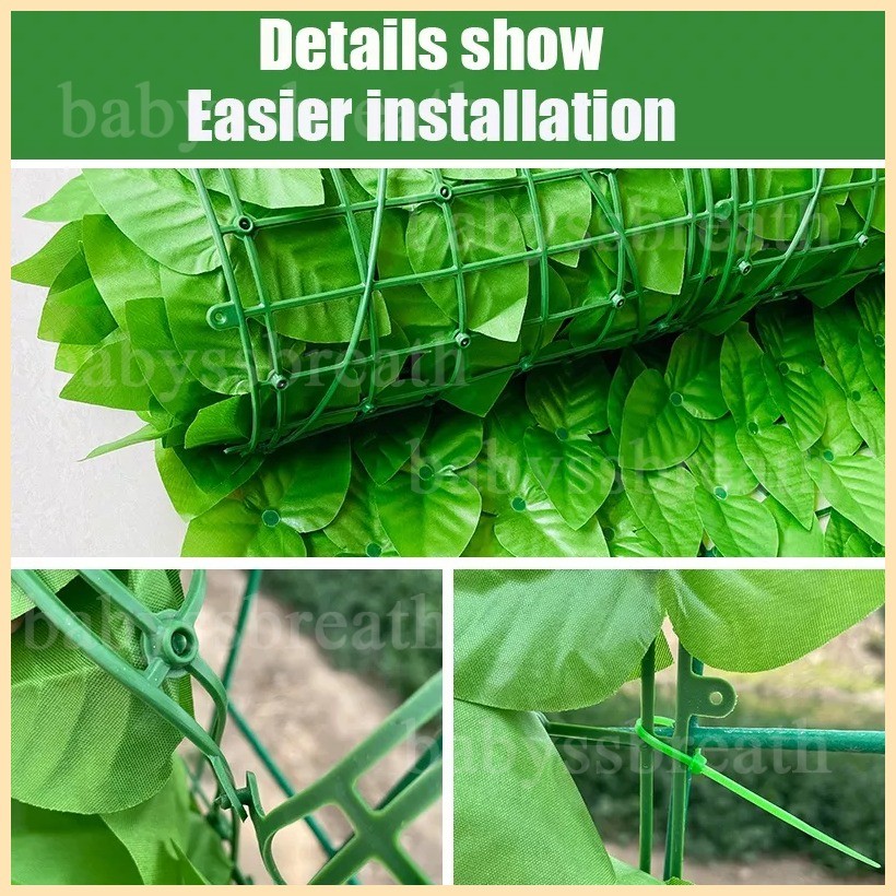 Beautiful Artificial Hedge Panels Faux Hedge Privacy Fencing Grass Wall ...