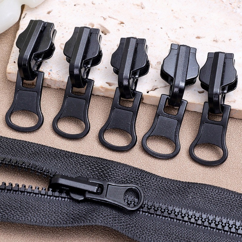 6Pcs Universal Instant Zipper - Double Sided Rotating Rail Zipper Head ...