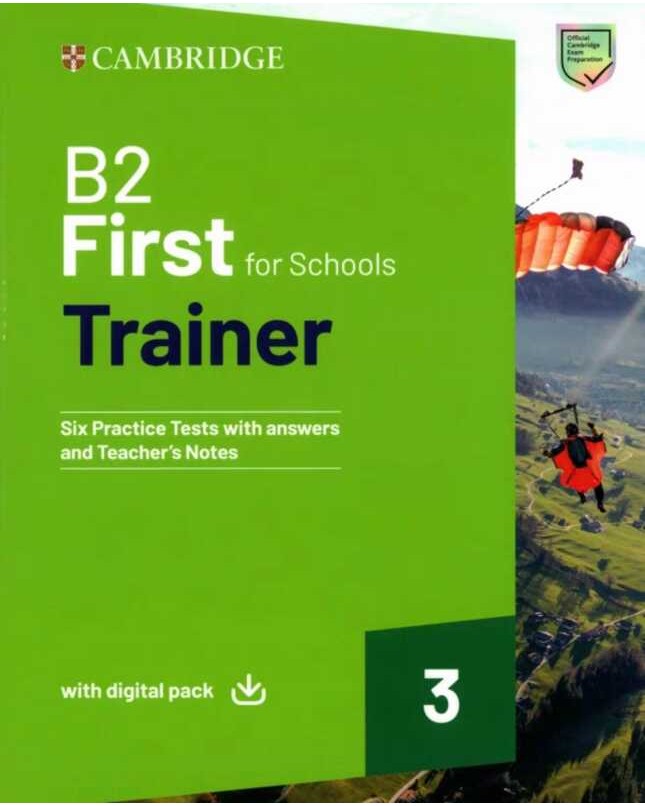 2024 Cambridge FCE Junior B2 FIRST for Schools Trainer 3 with audio ...