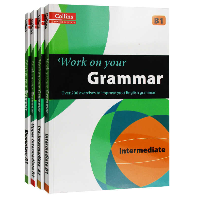 Genuine Collins Crack Your Grammar 4-Book Set * Book Cols Work on Your ...