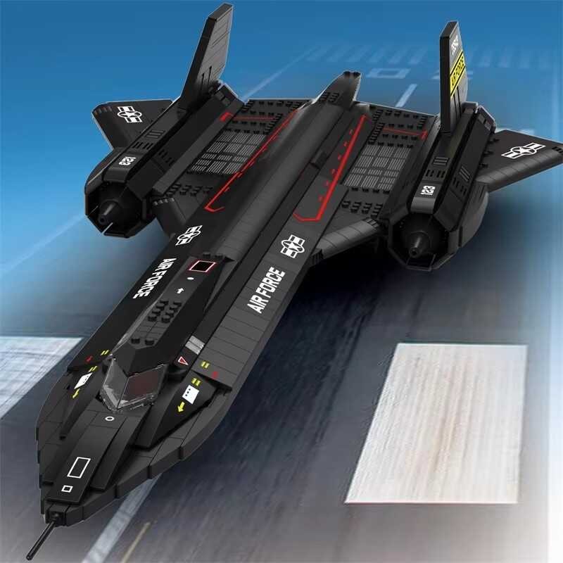 1775pcs 33041 MOC Military SR-71 Blackbird Building Blocks Model ...