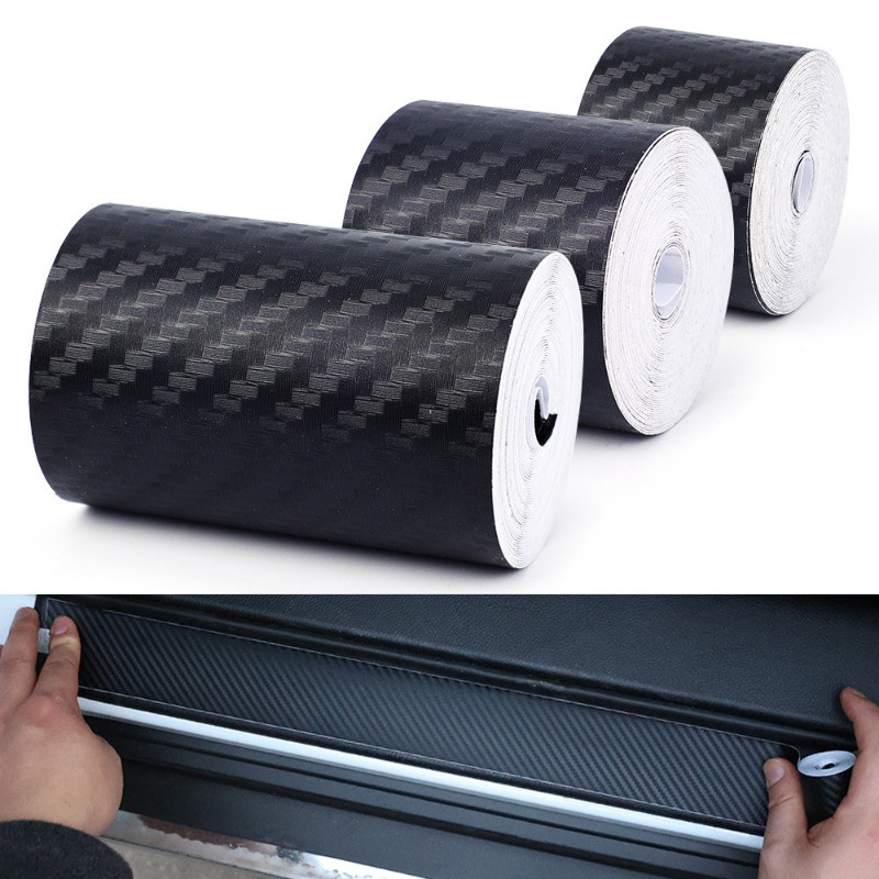 Door Sill Guards Stickers - Auto Door Carbon Fiber Edge - Anti ...