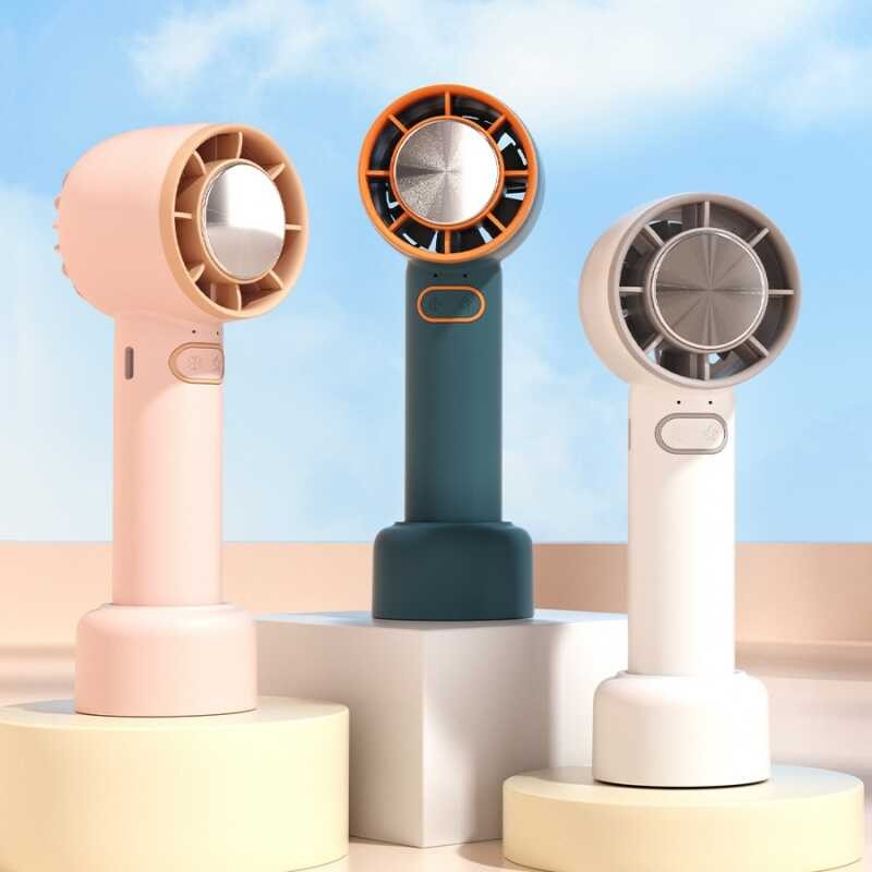 Portable Electric Fan Semiconductor Refrigeration Handheld Fan 2000Mah ...