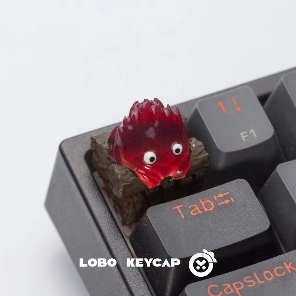 [Keycap Accessories] Cassifa Keycap Fire Devil Keycap Translucent ...
