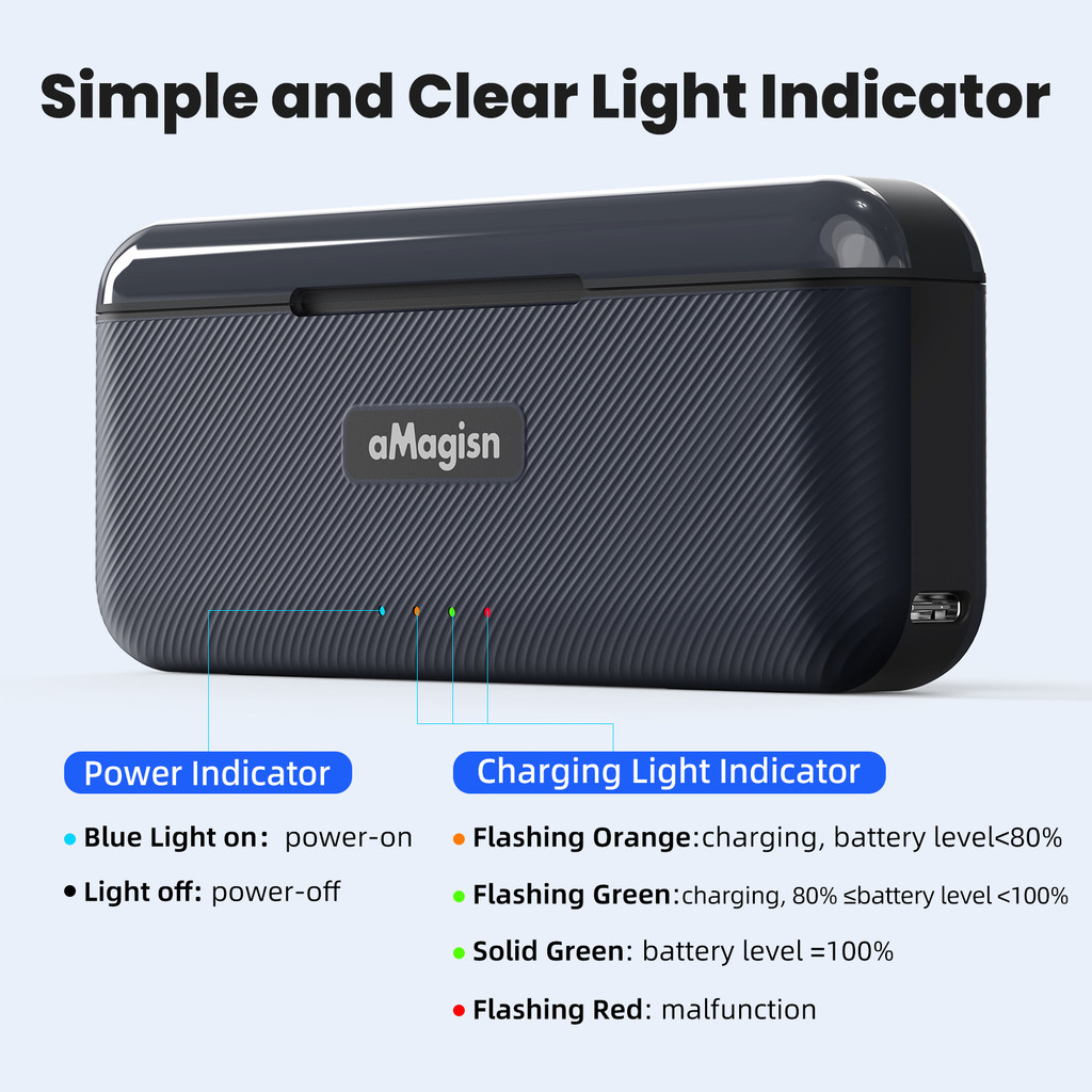 aMagisn Insta360 Ace Pro 2 Fast Charging Box+Original 1800mAh Battery ...