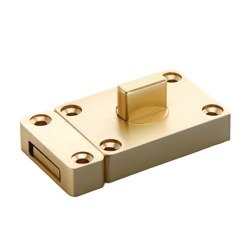 Perforation-free latch door lock latch Wood door window toilet anti ...