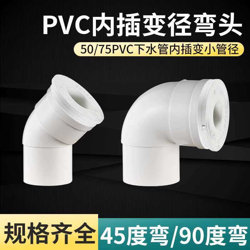 PVC 50/75 Drain Pipe Internal and External Connector, Reducing 20/25 ...