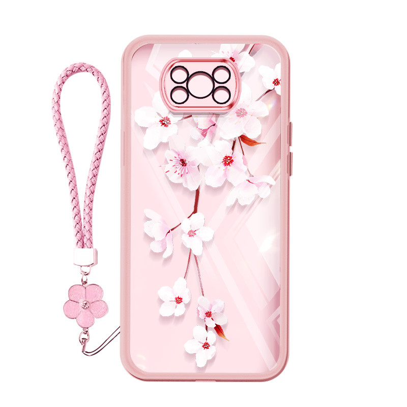 YBD New Chinese Style Peach Blossom Phone Case for Xiaomi POCO X3 Pro ...