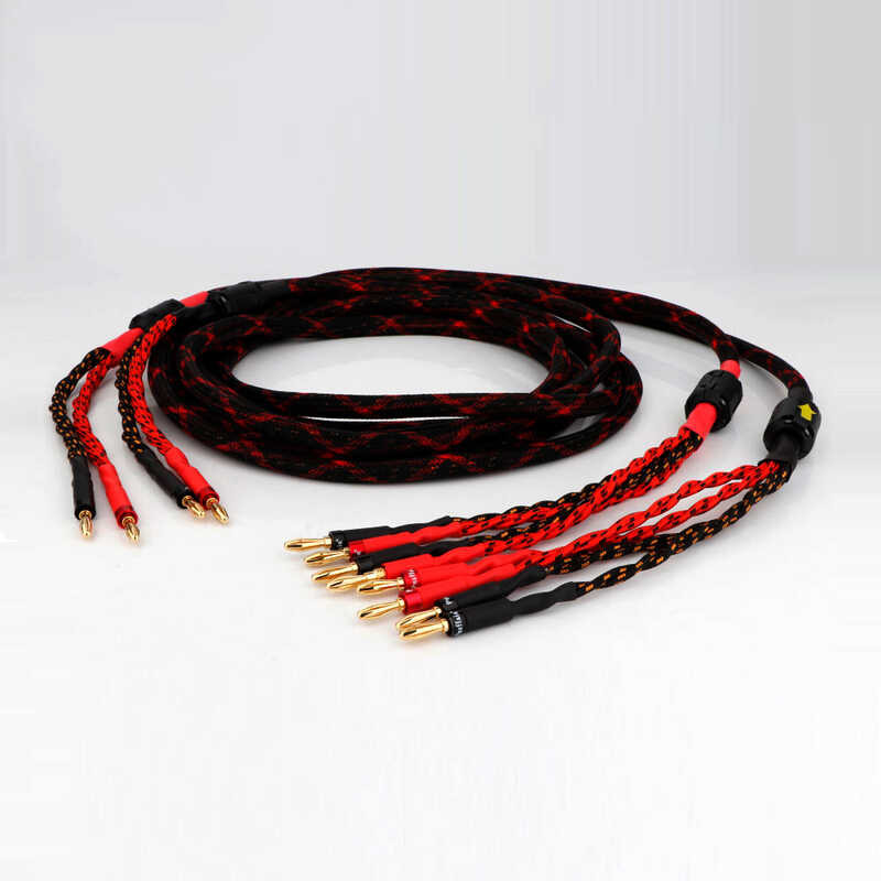 Quality High Hifi Electric Speaker Audiophile Cable Banana To Pin Plug ...