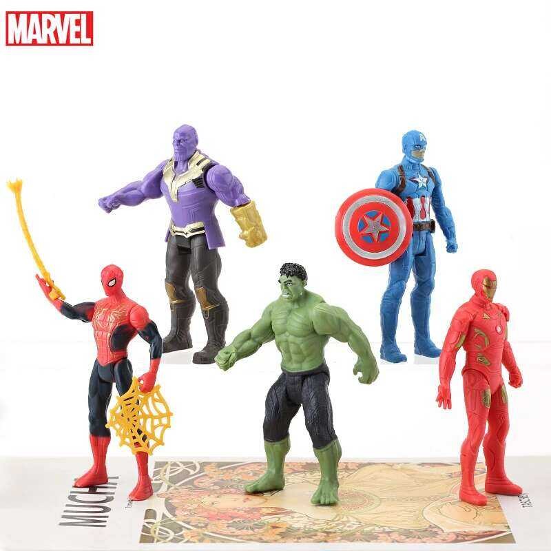 Sn Anime Film Avengers Figure Hulk Spiderman Iron Man Thanos Thor ...