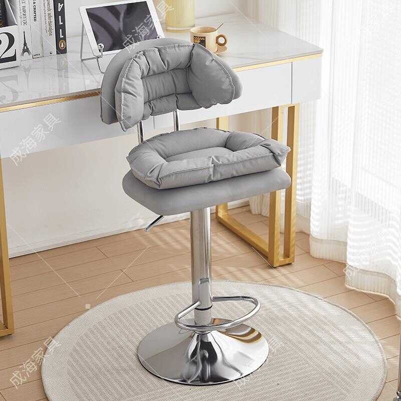 Bar counter chair, home backrest, computer chair, rotating lift, front ...