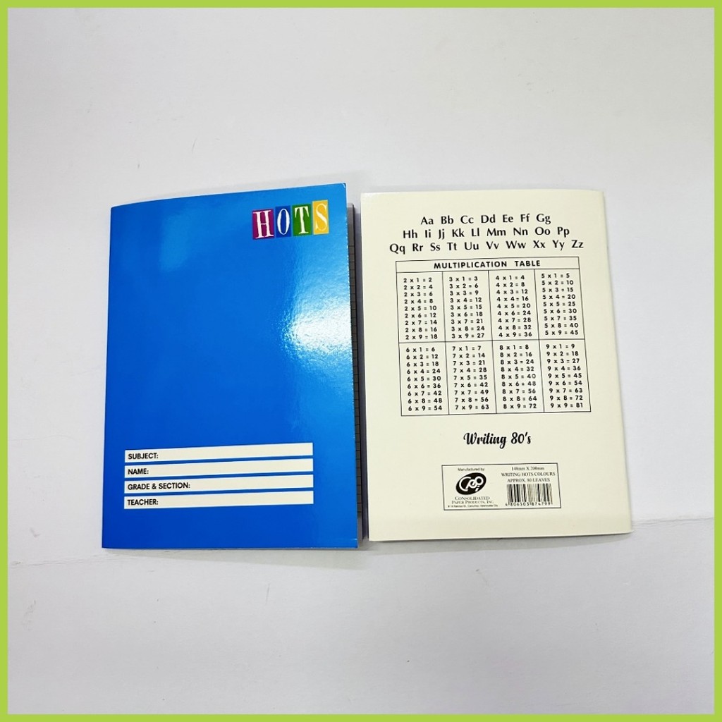 10PCS Hots Colors Writing/Composition Notebook | Shopee Philippines