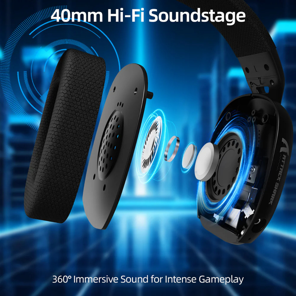Attack Shark L80 PRO Tri-Mode Wireless Dual Microphone Lightweight Low ...
