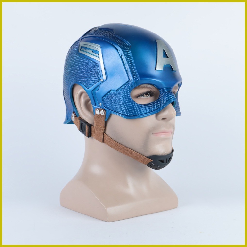 ♒ ♈ Civil War 3 Captain America Masks Helmet Soft PVC latex Mask ...