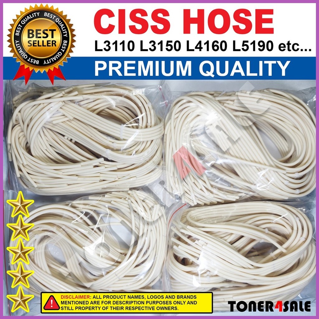 CISS Hose for Epson L3110 L3210 L3150 L3250 L1110 L1210 L1250 L4160 ...