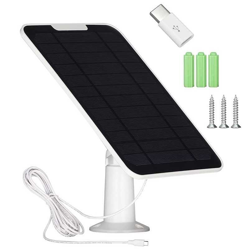 Panels Solar Security Camera Suit Para Sa Eufycam 2C/2C Pro/2/2 Pro/E20 ...