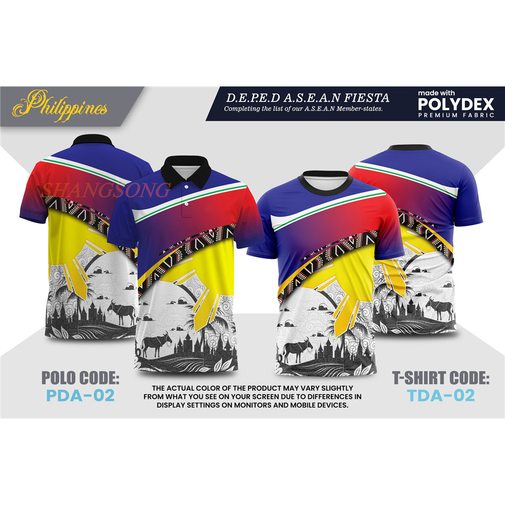 [READY STOCK]ASEAN FIESTA Philippines design TSHIRT & POLOSHIRT FULL ...