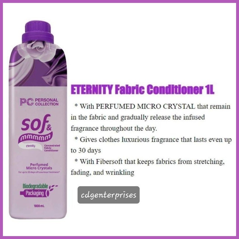 ♀ PC SOF FABRIC CONDITIONER 1L BUY 1 TAKE 1 ( ALL VARIANT) | Shopee ...