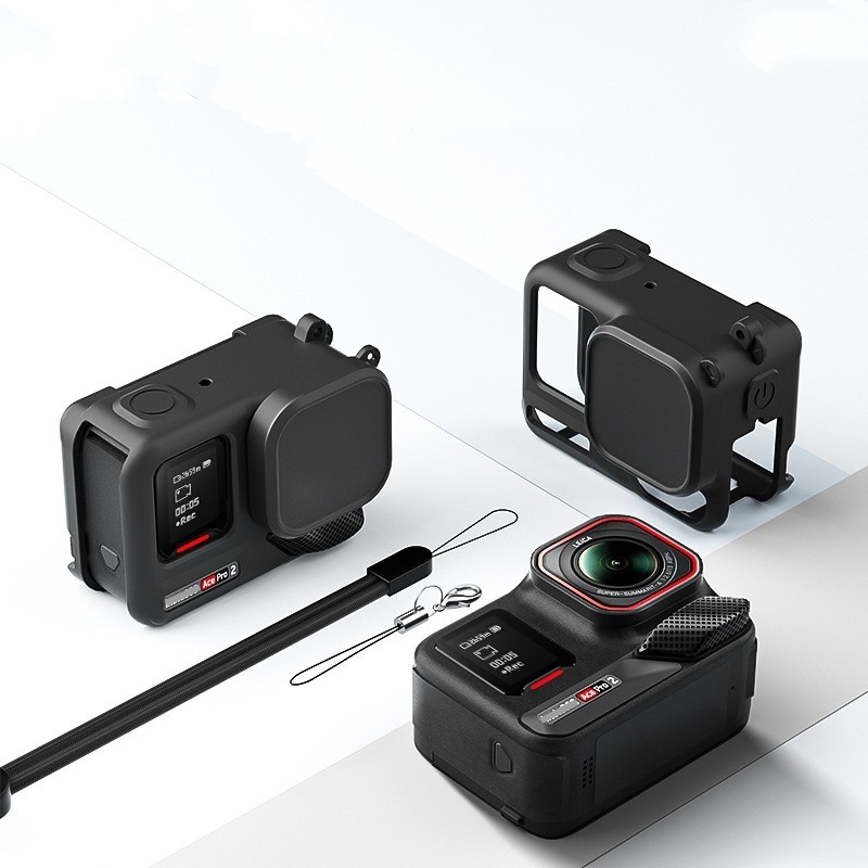 For insta360 Ace Pro 2 Lens Silicone Cover Lens Cap Accessory ...