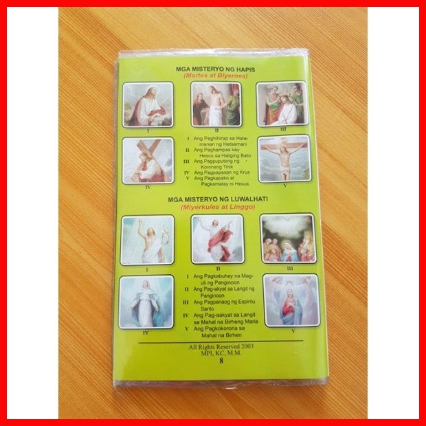 ♂ ☈ How to Pray the Rosary Pamphlet (Guide) English or Tagalog | Shopee ...