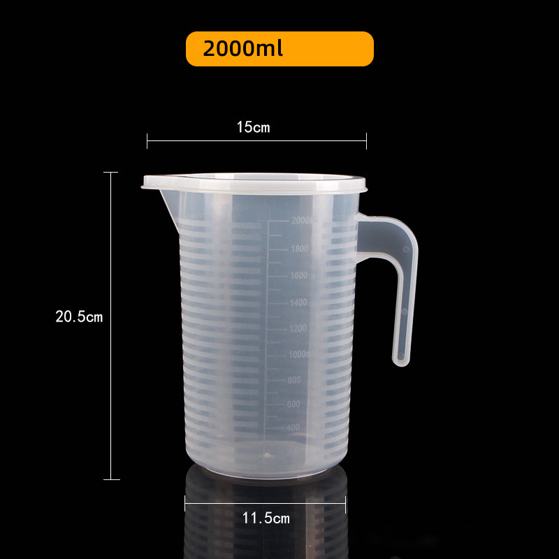 Amity Clear Plastic Measuring Cup Pitcher Liquid Measure Jug Cup ...